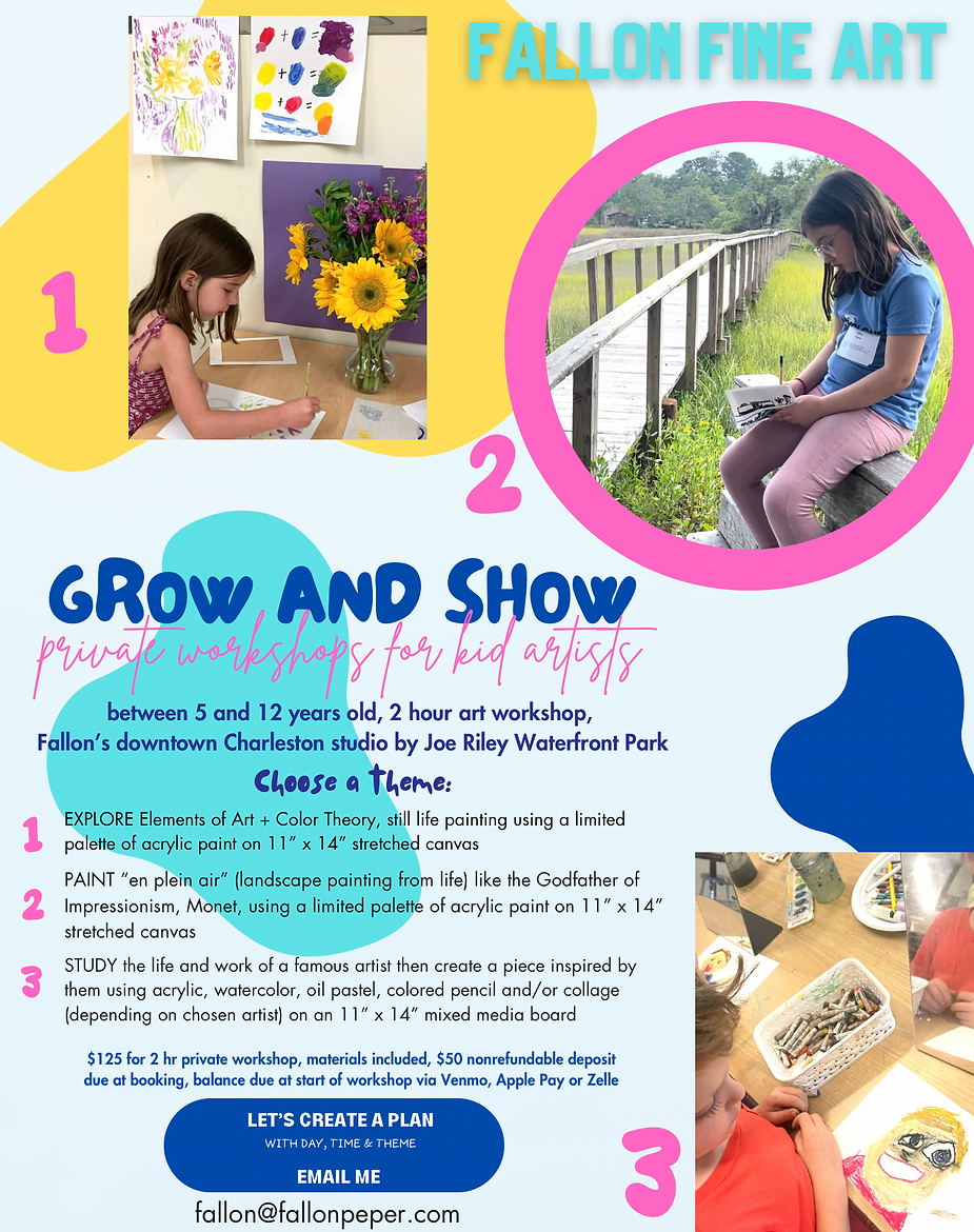 GROW & SHOW KID EDITION | Fallon Fine Art